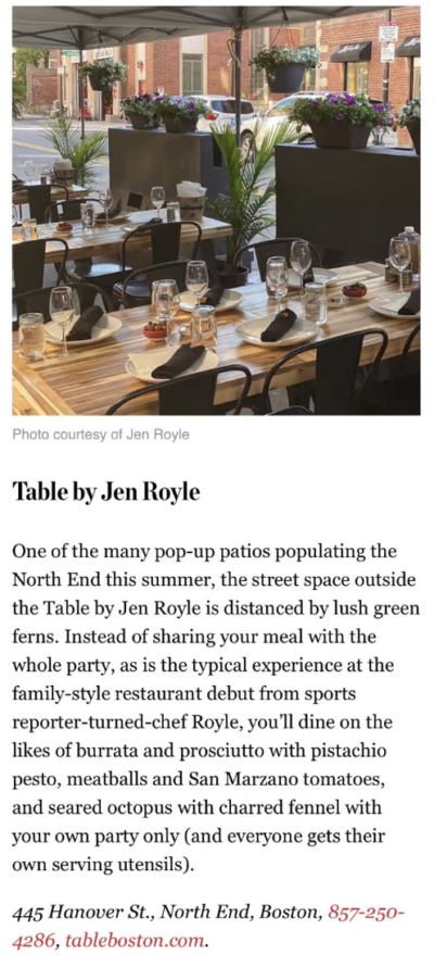 Press & Media - Table